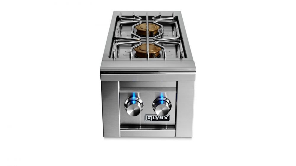 Professional Double Side-Burners for Built-In Grills (LSB2-2)