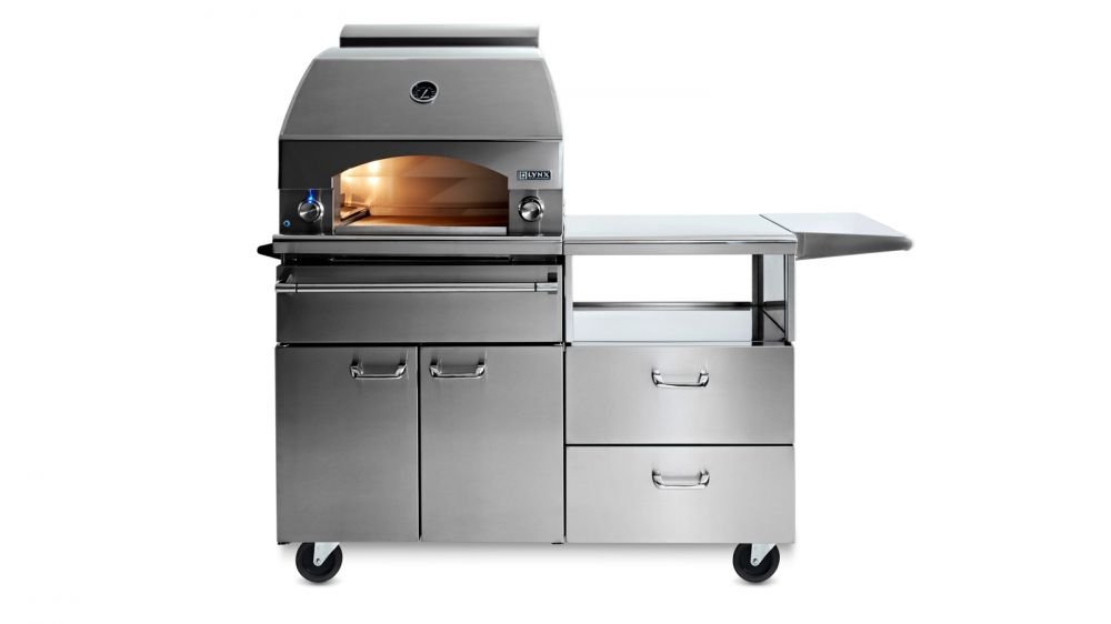 30" NAPOLI OUTDOOR OVEN ON MOBILE KITCHEN CART (LPZAF)