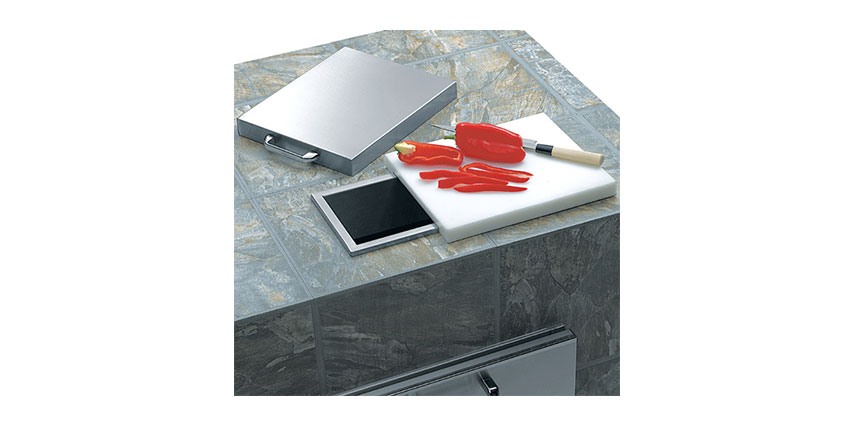 Professional Countertop Trash Chute w/ cutting board & cover (L18TS)